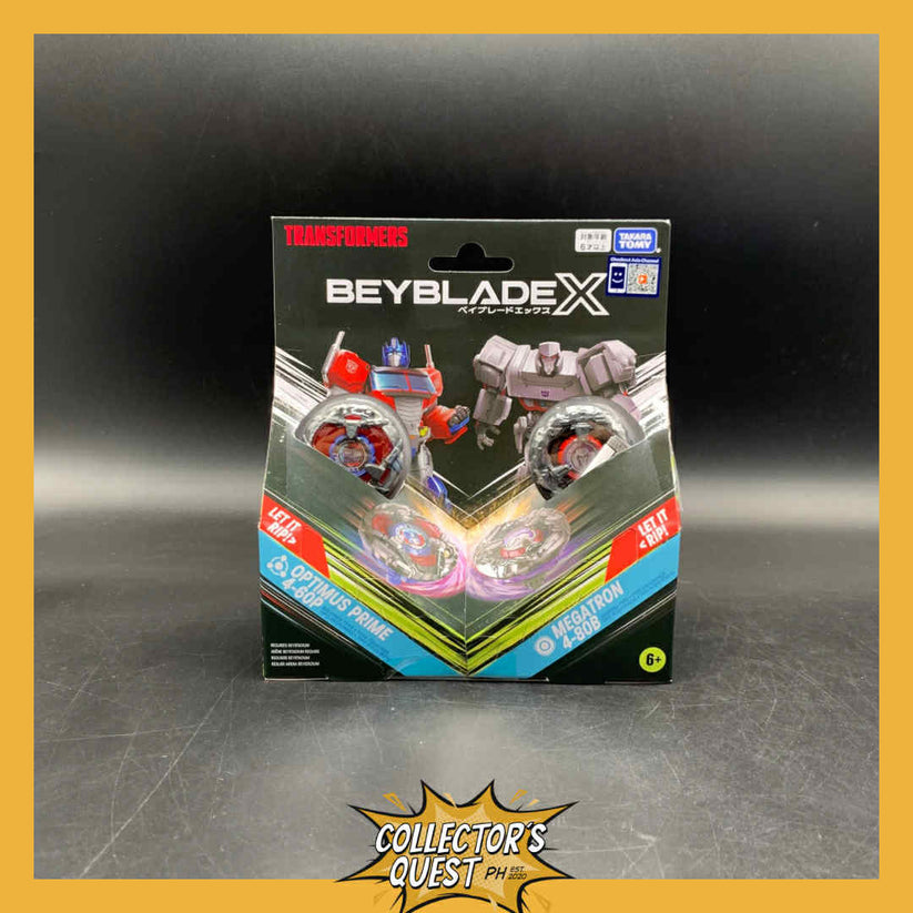 (IN STOCK) Beyblade X Transformers Collab Optimus Prime 4-60P & Megatr ...