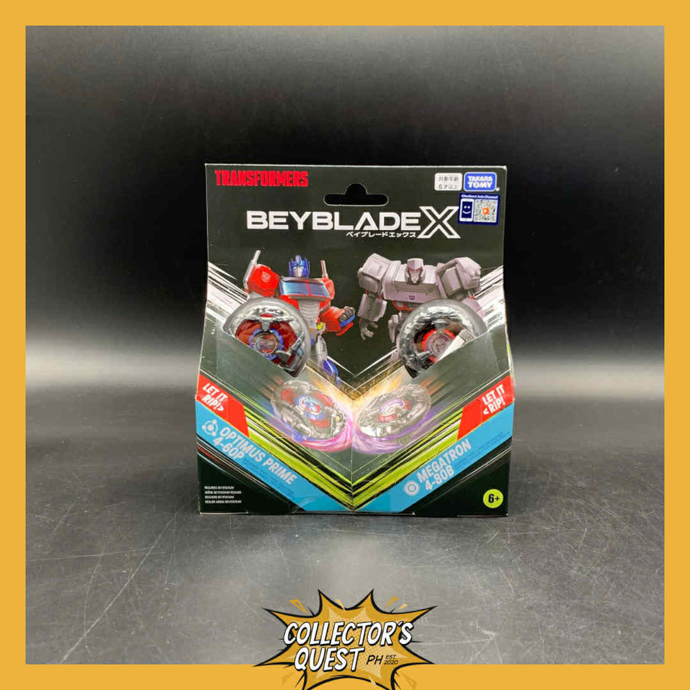 (IN STOCK) Beyblade X Transformers Collab Optimus Prime 4-60P & Megatr ...
