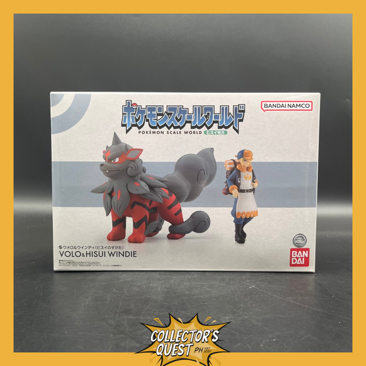 (IN STOCK) Bandai Pokemon Scale World Hisui Region Volo & Arcanine (Hi ...