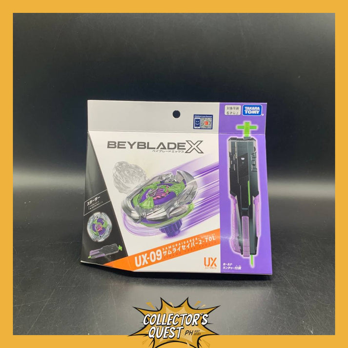 (IN STOCK) Beyblade X Starter UX-09 Samurai Saber 2-70L – Collector's ...