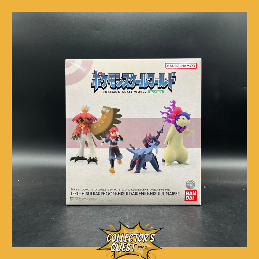(IN STOCK) Pokemon Scale World Hisui Region Rei & Typhlosion (Hisuian ...