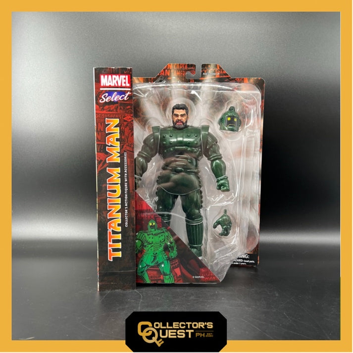 (IN STOCK) Marvel Select Titanium Man Figure Iron Man Action Figure ...