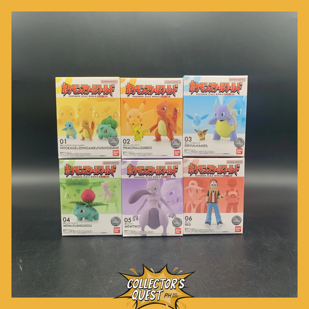 (IN STOCK) Pokemon Scale World Kanto Set 1 Figure – Collector's Quest PH