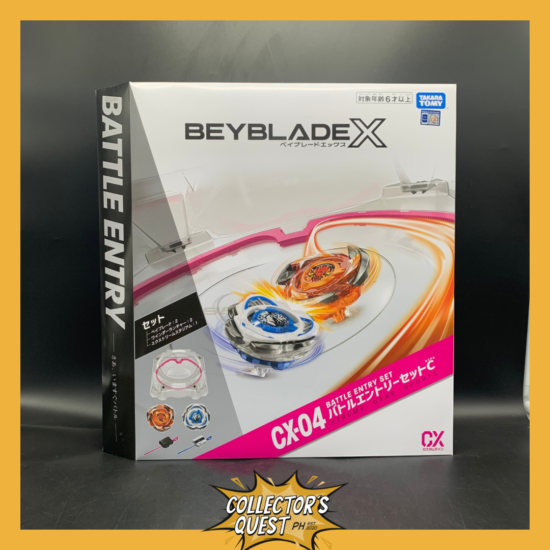 (IN STOCK) Beyblade X CX-04 Battle Entry Set – Collector's Quest PH