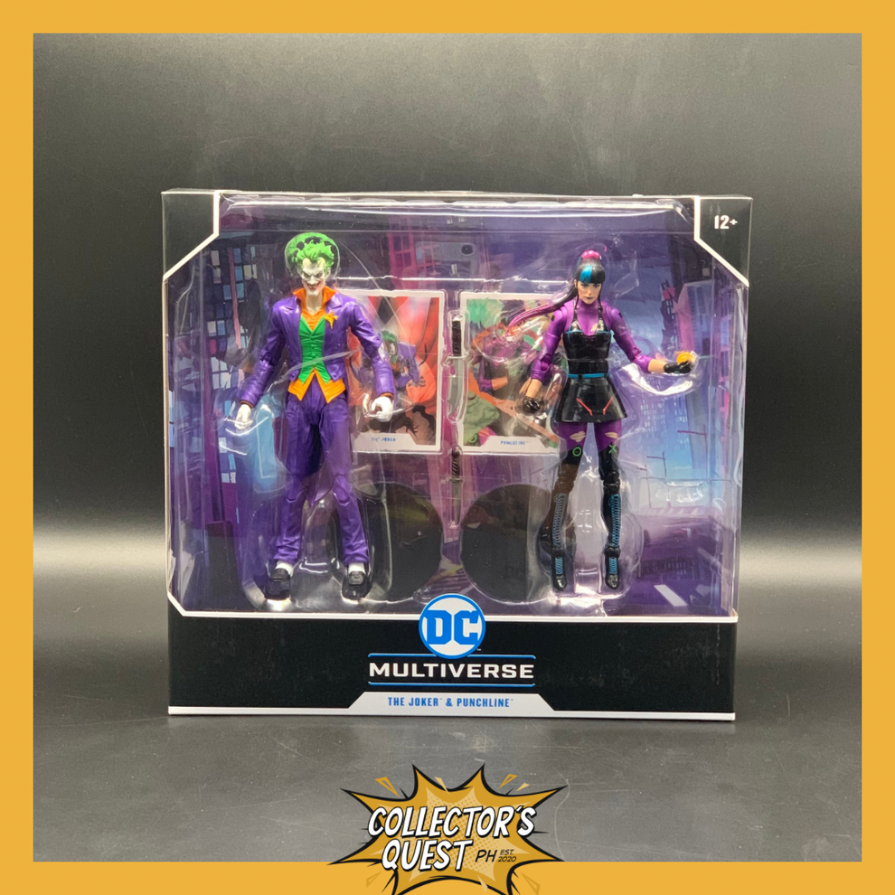 (IN STOCK) Mcfarlane DC Multiverse The Joker & Punchline 2-Pack Action ...