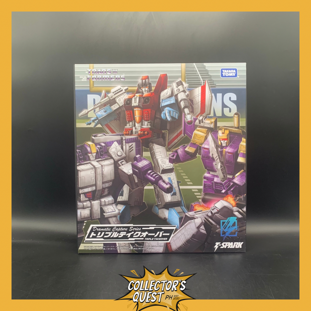 (IN STOCK) Transformers Dramatic Capture Series Triple Takeover Action ...