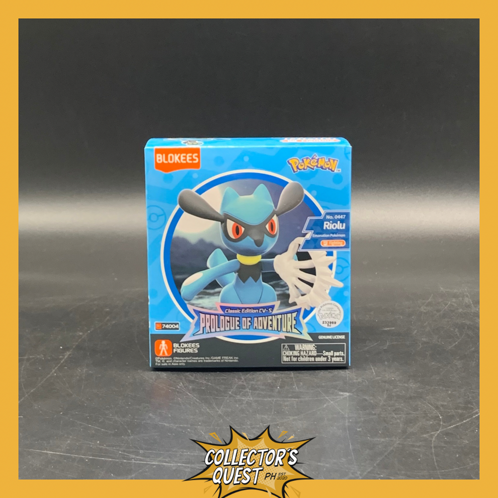 (IN STOCK) 74004 Blokees Pokemon Classic Riolu Model Kit Figure ...