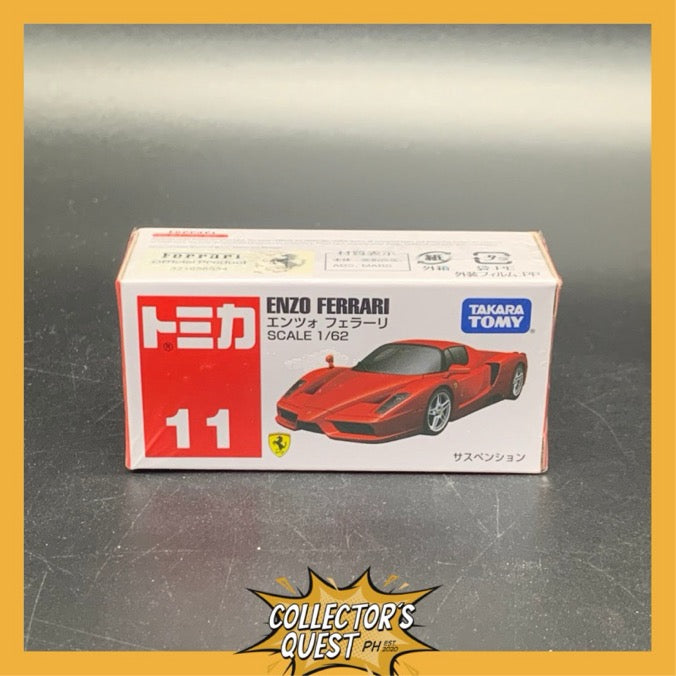(IN STOCK) Takara Tomy Tomica No.11 Enzo Ferrari Diecast Vehicle ...