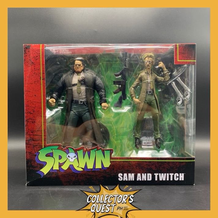 (IN STOCK) Mcfarlane Toys Sam and Twitch (Spawn) 2-Pack 7" Action Figu ...