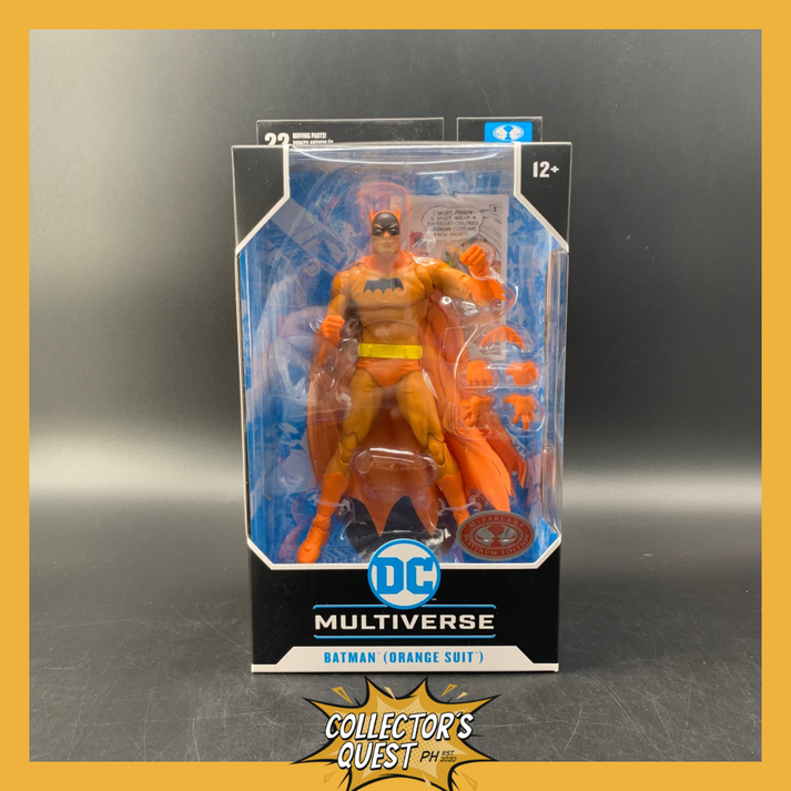 (IN STOCK) Mcfarlane DC Multiverse 7in- Orange Batman (Platinum) Actio ...