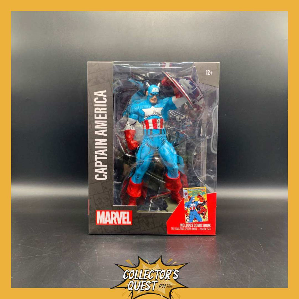 (IN STOCK) Mcfarlane Toys Marvel 1/6 Scale Captain America #303 Statue ...